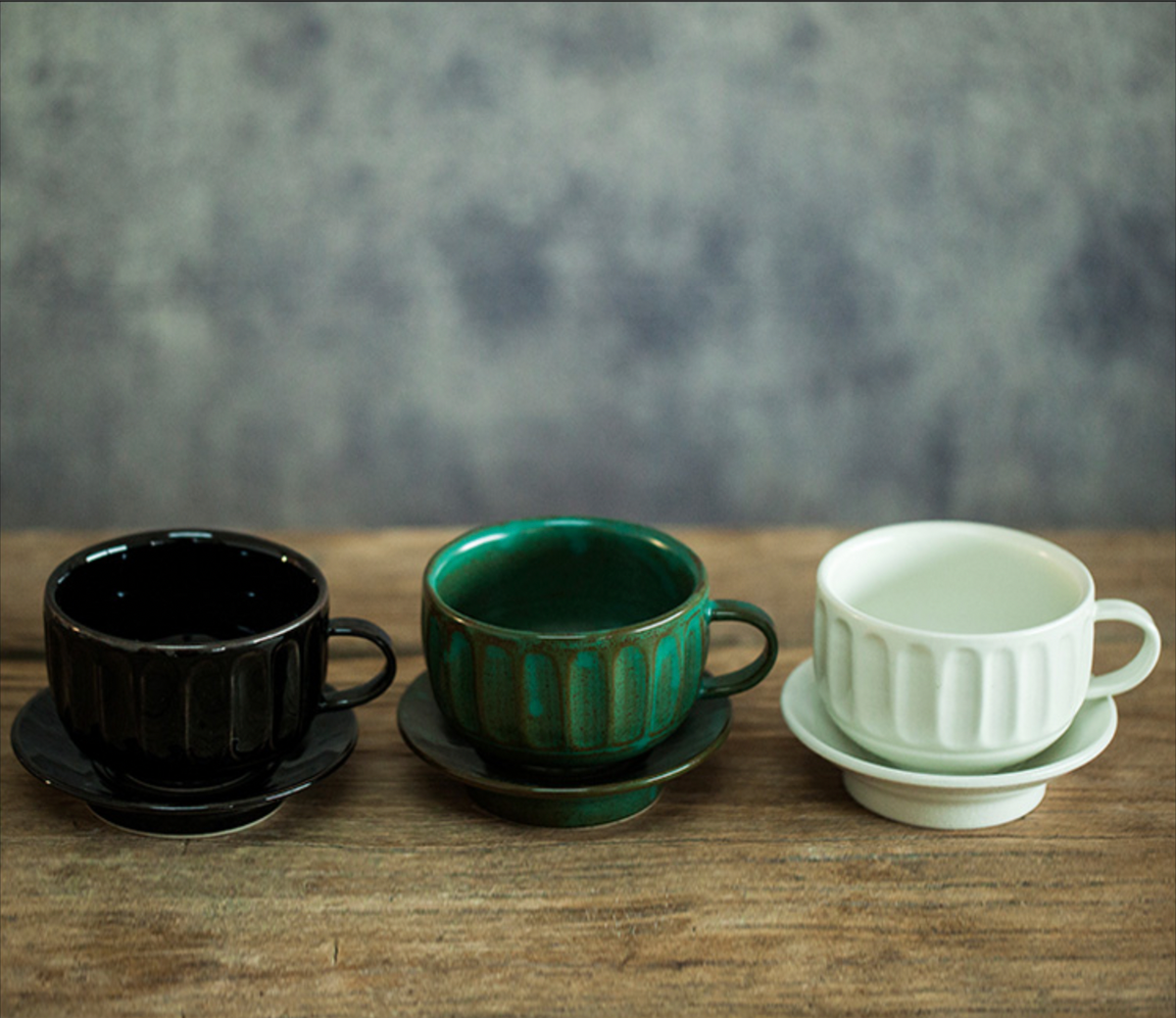 Rustic Roman Pillars Ceramic Handmade Coffee Mug Set – M Decor Studio
